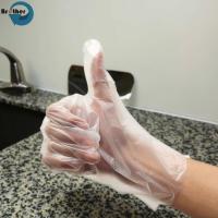 China 100% Biodegradable PLA PBAT Compostable Plastic Kitchen Disposable Gloves for Household Use for sale
