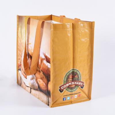 China Promotion eco friendly foldable large capacity shopping laminated pp woven bag for sale