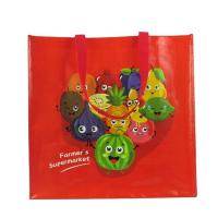 China Eco Reusable Large Shopping PP Woven Hand Bag for sale