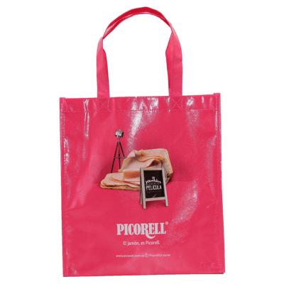 China Eco Reusable Large Shopping PP Woven Hand Bag for sale
