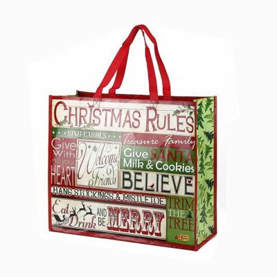 China New custom made standard pp woven laminate tote bag for sale