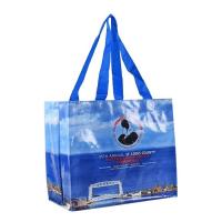 China Large reusable customized logo printing pp woven bag for sale