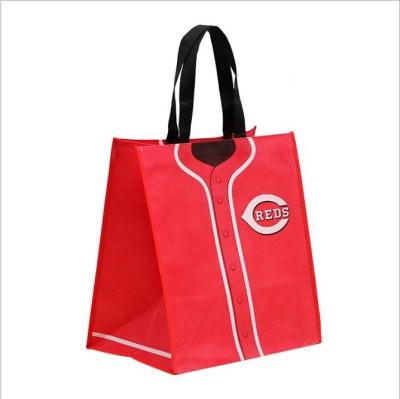 China Wholesale Cheap Eco Reusable Laminated Folding Foldable Promotional Woven Shopping for sale