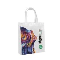 China Wholesale Cheap Eco Reusable Laminated Folding Foldable Promotional Woven Shopping for sale