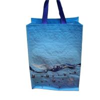 China Wholesale Cheap Eco Reusable Laminated Folding Foldable Promotional Woven Shopping for sale