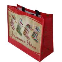 China PP Woven Eco Packaging Die Cut Reusable Laminated Shopping Bags for sale