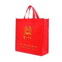 China Promotional Shopping Tote Fabric Polypropylene Laminated PP Non Woven Bag for sale