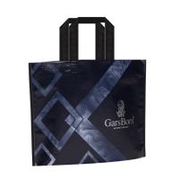 China Recycled PP Woven Laminated Shopping Bags for Christmas Advertising for sale