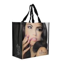China Laminated PP Woven Bag, Non-Woven Shopping Tote Bag for sale