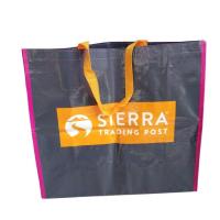 China 100% Recycled PP-Woven Polypropylene Laminated Shopping Bag for sale