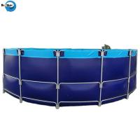 China Factory wholesale industrial aquaculture round fish pond aquarium for sale