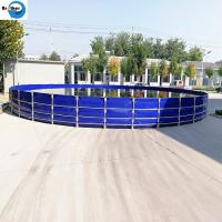 China Factory wholesale industrial aquaculture round fish pond aquarium for sale