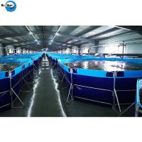 China PVC Canvas Fish Tank Farming Fish Pond Tank for fish prawn for sale