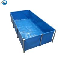 China PVC Canvas Fish Tank Farming Fish Pond Tank for fish prawn for sale