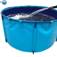 China 160L 250L 500L waterproof foldable storage water flexible tank with good quality for sale