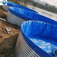 China Large water storage equipment PVC material Flexible Frame water Tank for sale