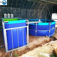 China ISO certification environmental pvc fish farm tank for fish farming for sale