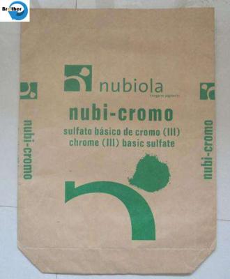 China Kraft Paper Laminated with Polypropylene Mesh Tube Woven Bag Small Custom Food Perforated for sale