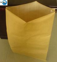 China New Brand Plastic Type Corn Charcoal Packaging Bags Kraft Paper Laminated PP Woven Bag for Charcoal for sale