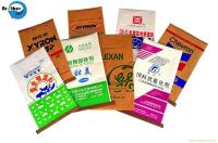 China Customized Natural Brown Kraft Paper Laminated PP Woven Packing Bags for sale