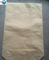 China Paper Laminated PP Woven Bag with Inner Kraft Paper Cement Bag for sale