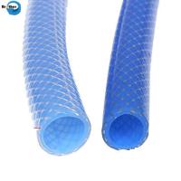 China Colorful Flexible Fiber Braided Reinforce Plastic PVC Garden Water Hose for sale