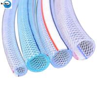 China Flexible Polyester Fiber Braided Reinforced PVC Hose Air Hose Water Hose for sale