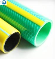 China 12mm 16mm 19mm 25mm Flexible Fiber Braided Reinforced PVC Garden Water Tube Pipe Hose for sale