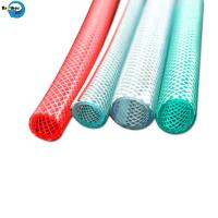 China Non Kink Flexible Fiber Braided Reinforced PVC Garden Water Tube Pipe Hose for Irrigation for sale