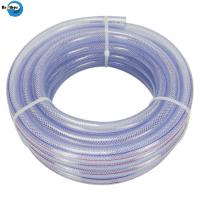 China Non Kink Flexible Fiber Braided Reinforced PVC Garden Water Tube Pipe Hose for Irrigation for sale