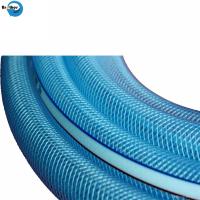 China Clear Plastic Vinyl Tubing Fiber Reinforced Braided PVC Tube Pipe Hose for Water Transfer for sale