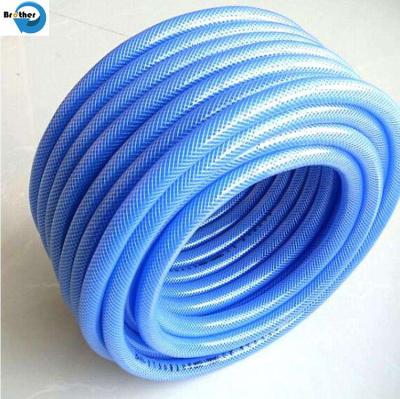 China Hot Sale Clear Plastic PVC Pipe Fiber Reinforced Braided Water Hose PVC Hose for sale