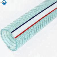 China Hose Manufacture Industrial Transparent Anti Static PVC Flexible Vacuum Spiral Steel Wire Pipe Hose for sale