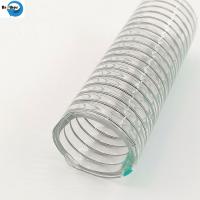 China Industrial Clear Water Fuel PVC Spring Spiral Pipe Steel Wire Reinforced Delivery Hose for sale
