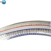 China Hose Manufacture Industrial Transparent Anti Static PVC Flexible Vacuum Spiral Steel Wire Pipe Hose for sale