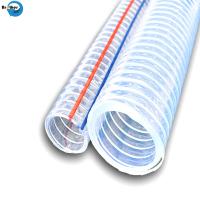 China PVC Steel Wire Reinforced Hose for Water Oil Powder Suction Discharge Conveying for sale