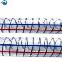 China PVC Steel Wire Reinforced Hose for Water Oil Powder Suction Discharge Conveying for sale