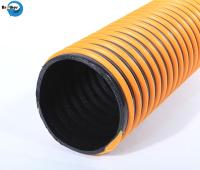 China Flexible Corrugated Water Pump Helix Spiral Vacuum 6 8 10 Inch PVC Suction Hose for sale