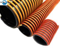 China Flexible Plastic Reinforced PVC Helix Suction Discharge Spiral Tube Pipe Conduit Line Hose with Corrugated or Flat Surfa for sale