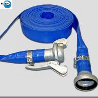 China High Pressure Best Quality SGS Farmland Drainge Soft Flexible Durable PVC Layflat Hose for sale