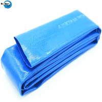 China Leading Manufacuturer Size From 1inch 10 Inch 4bar High Pressure Layflat PVC Hose for sale