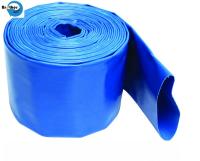 China PVC Reinforced Soft Flexible Anti-UV Durable Farmland Irrigation Water Discharge Layflat Hose for sale