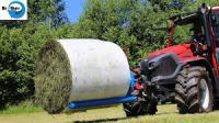 China 120gsm Moisture Proof Polypropylene Hay Bale Sleeves Fabric Roll For Packing for sale