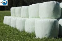 China Woven Polypropylene Hay Cover Tarps , Non Toxic Hay Bale Storage Bag 60Gsm - 150Gsm Density for sale
