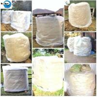 China Mini Round Hay Bale Wrapper for Sale,Wear Resisting Hay Bale Sleeves Woven Polypropylene Cloth BOPP Film for sale
