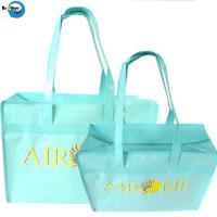 China Silver Metallic Holographic Laser Non Woven Garment Grocery PP Non-Woven Shopping Bag for sale