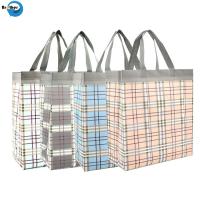 China Promotional Heavy Duty 120GSM Glossy Lamination Non Woven PP Woven Fruit Shopping Tote Bag, PP Woven Supermarket Bag for sale
