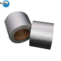 China Insulating Glass Making Aluminum Spacer Bar Coating Round Spacer Double Side Butyl Rubber Tape for sale