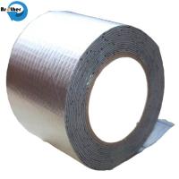 China Waterproof Aluminum Foil Butyl Tape Single Side Sticky Rubber Tape for Leaking Repair Gap Sealing for sale
