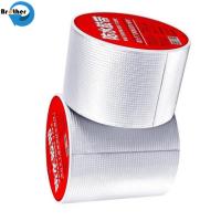 China Waterproof Aluminum Foil Butyl Tape Single Side Sticky Rubber Tape for Leaking Repair Gap Sealing for sale